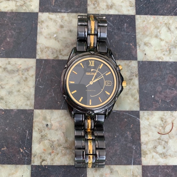 Seiko | Accessories | Vintage Seiko Kinetic Watch | Poshmark